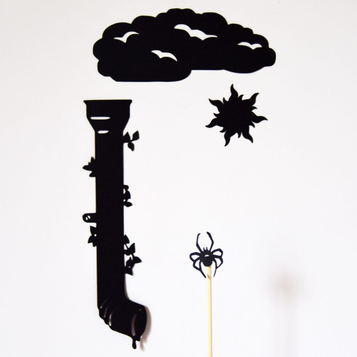 Nursery Rhymes Printable Shadow Puppets for Children