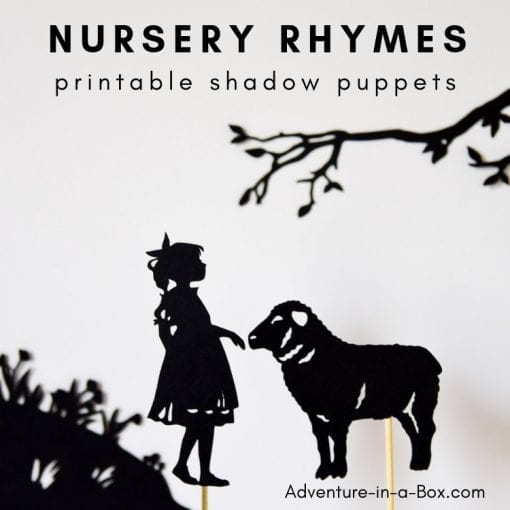 Little Red Riding Hood Shadow Puppet Printables | Adventure in a Box