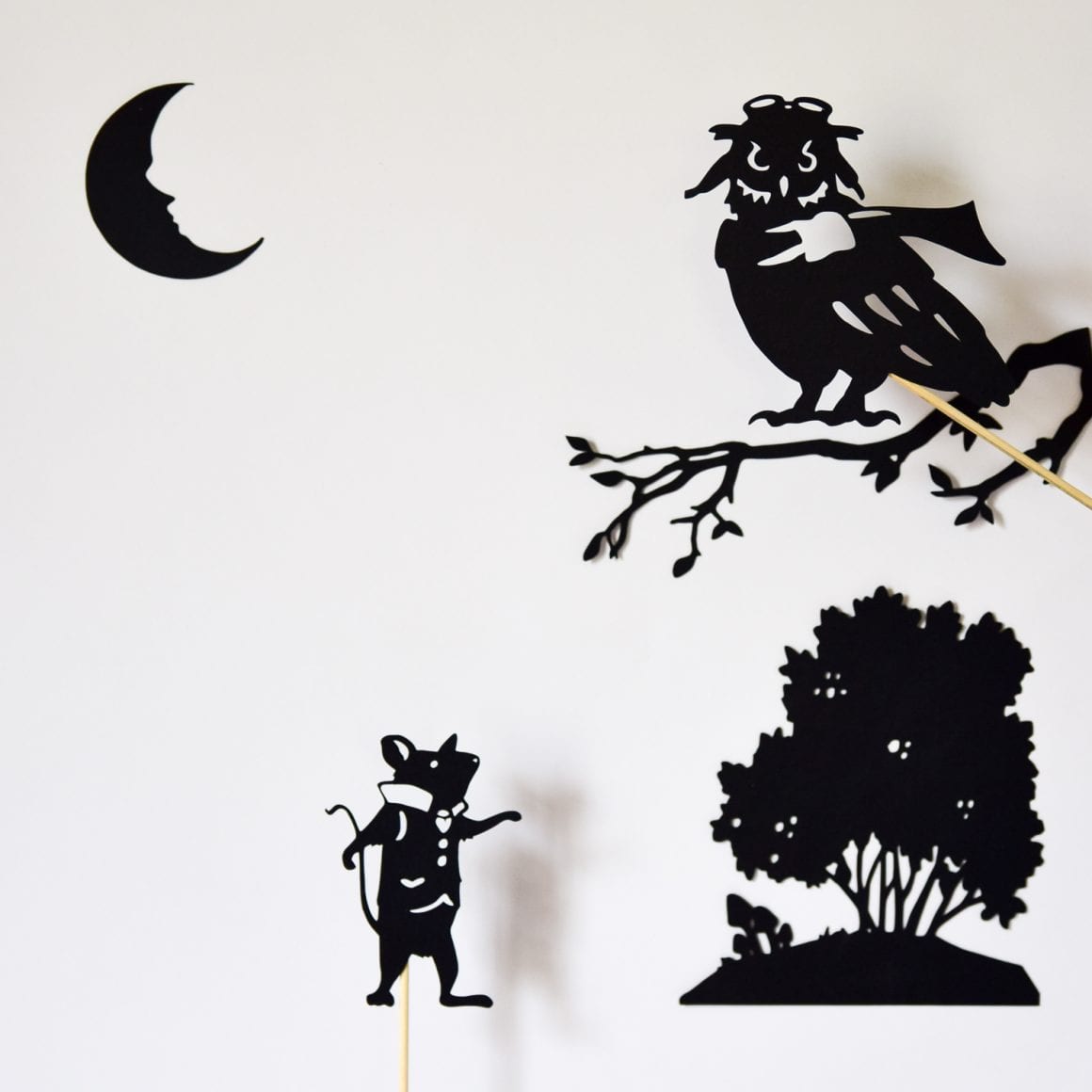The Town Mouse and the Country Mouse Shadow Puppets for Children