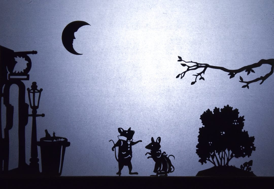 Town Mouse and Country Mouse Shadow Puppets