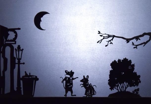 Town Mouse and Country Mouse Shadow Puppets