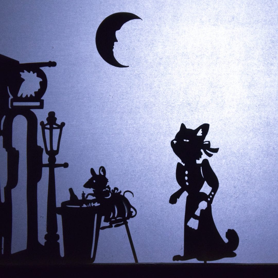 The Town Mouse and the Country Mouse Shadow Puppets for Children