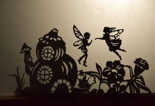 Fairies and Fairyland Printable Shadow Puppets