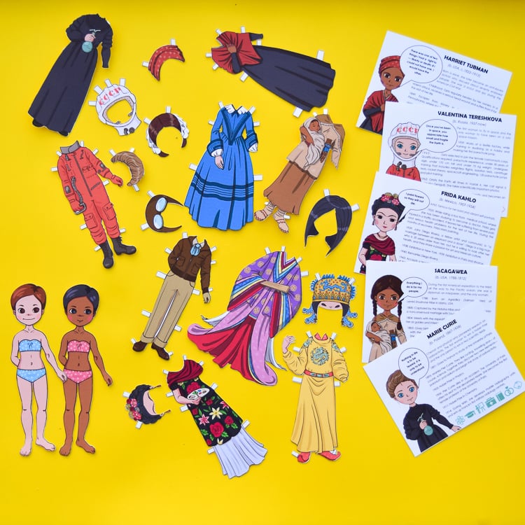 School Uniforms Around the World: Printable Dress-Up Paper Dolls