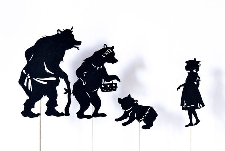 100 Printable Shadow Puppet Templates