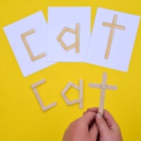 Popsicle Stick Letters