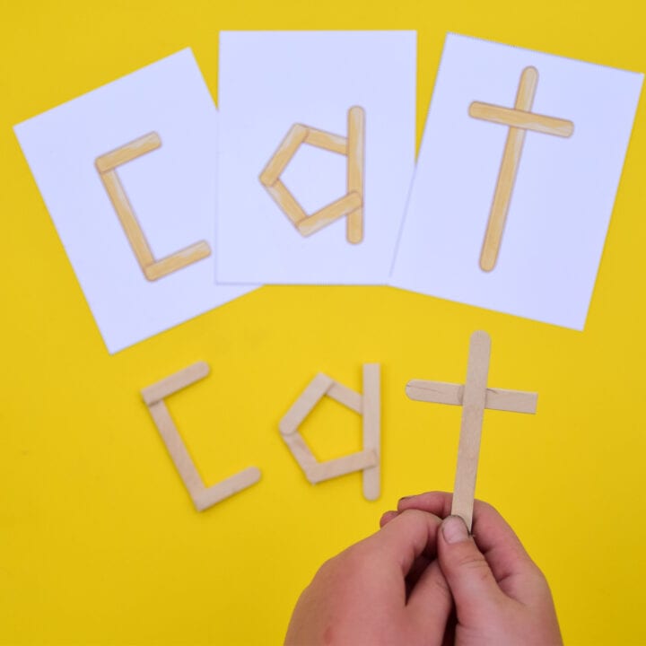 Popsicle Stick Letters