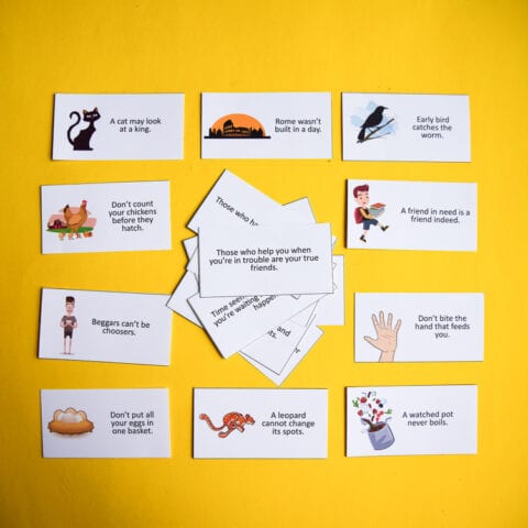 Proverb Matching Game