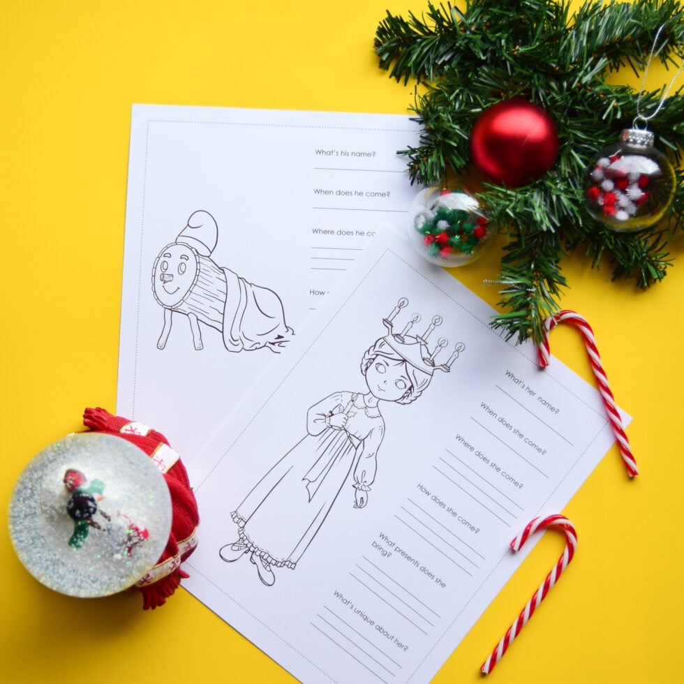 Christmas Around the World for Kids: 10 Creative Printable Activities