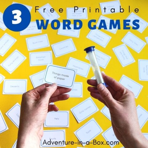 3 Free Printable Word Games