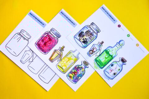 10 Free Printable Drawing Prompts for Kids