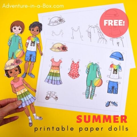 10 Free Printable Paper Dolls and Clothes