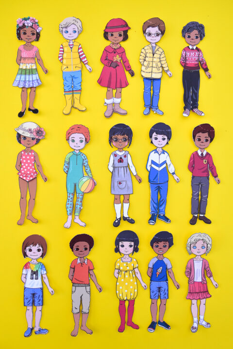 Diverse Paper Dolls