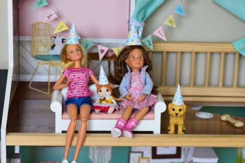 Free Printable Dollhouse Birthday Pack