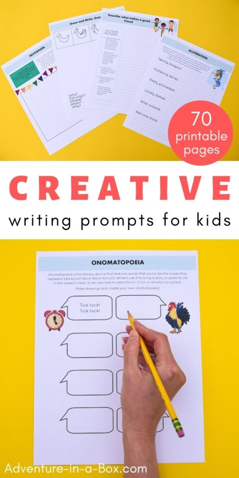 70 Printable Creative Writing Prompts for Kids