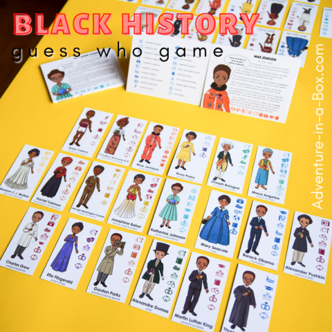 Printable Black History Game for Kids