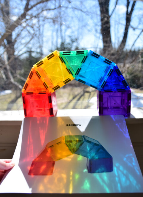 Spring Magnetic Tile Idea Cards | Adventure in a Box