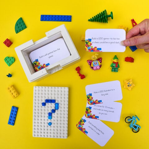 70 Lego Building Challenges with FREE Printable Cards