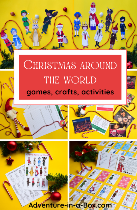 Christmas Around the World for Kids: 10 Creative Printable Activities