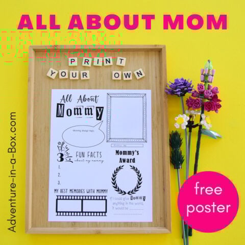 All About My Mom Free Printable Poster