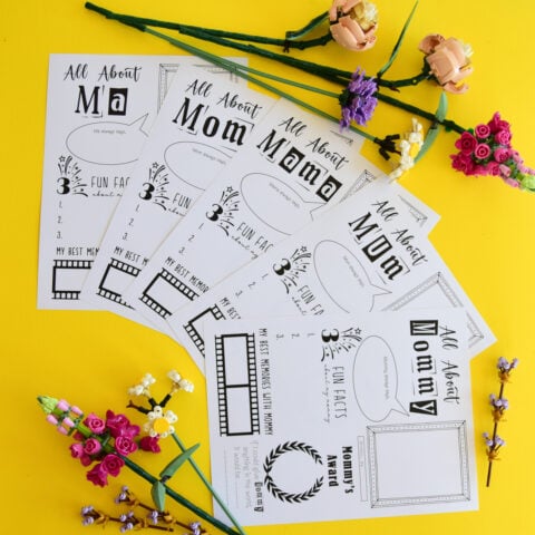 All About My Mom Free Printable Poster