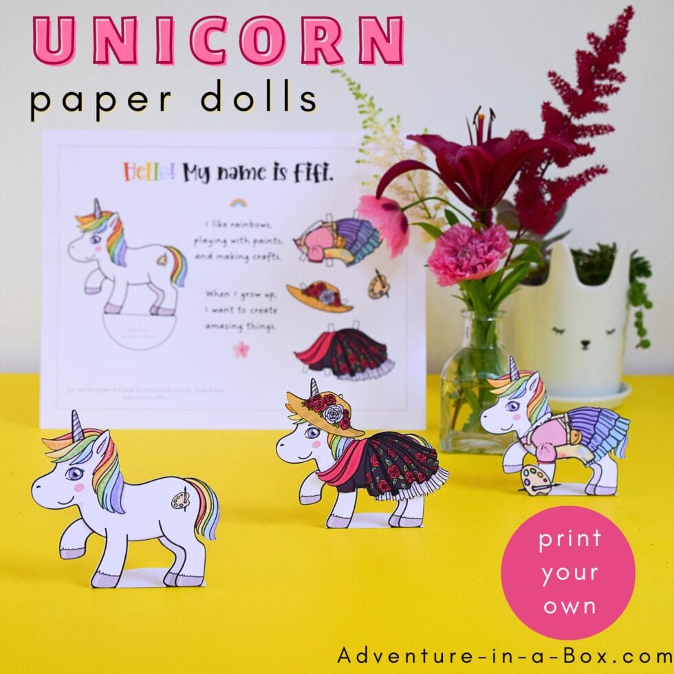 10 Printable Cat Paper Dolls