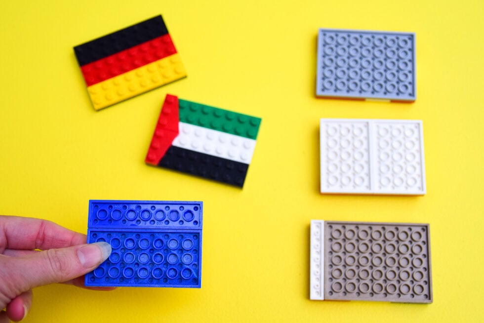 50 LEGO Flags with Printable Instructions